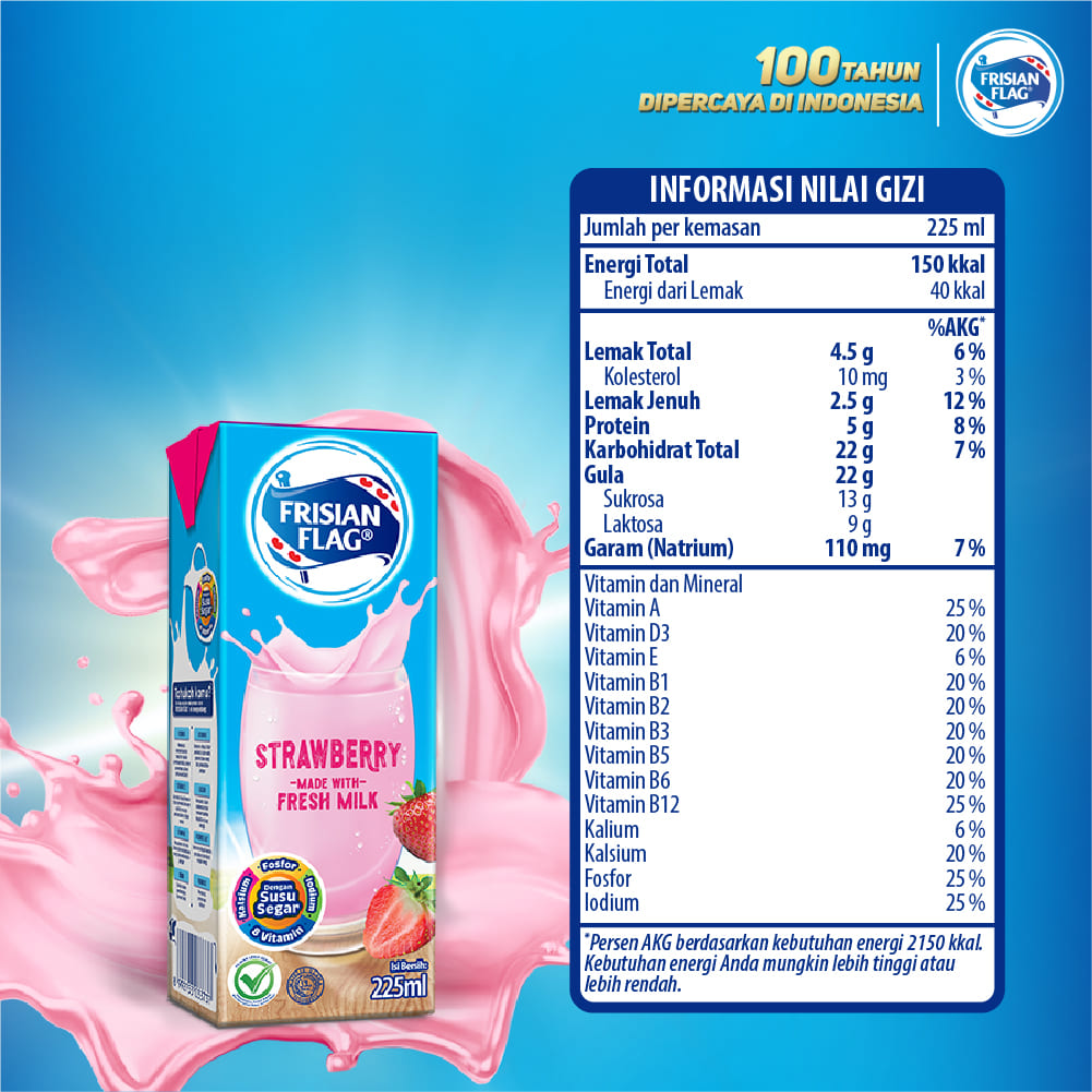 Frisian Flag Strawberry, Lezat dan Bernutrisi | Frisian Flag Indonesia